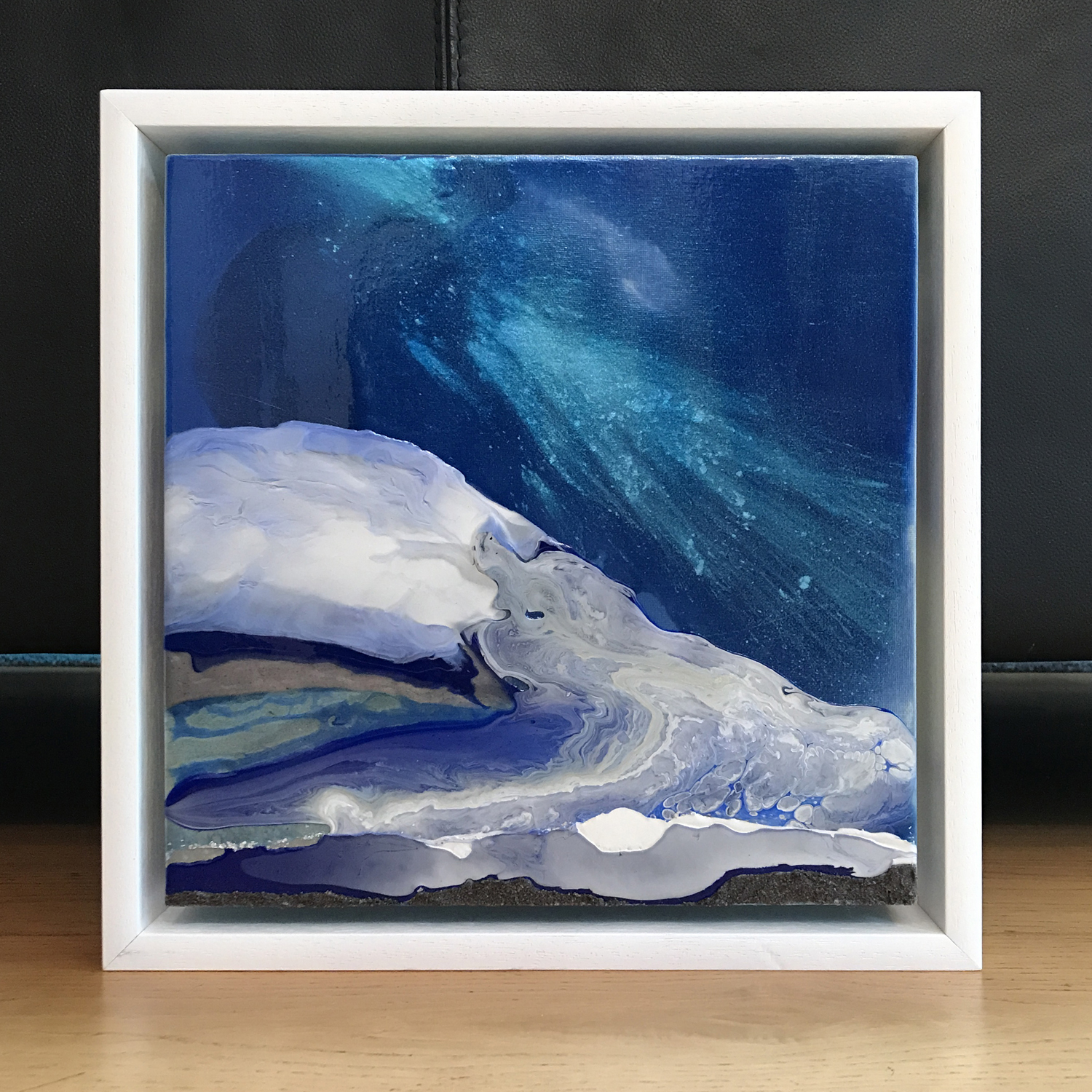 Paint Art Melting Ice CAROLYN SAXBY MIXED MEDIA TEXTILE ART: Melting